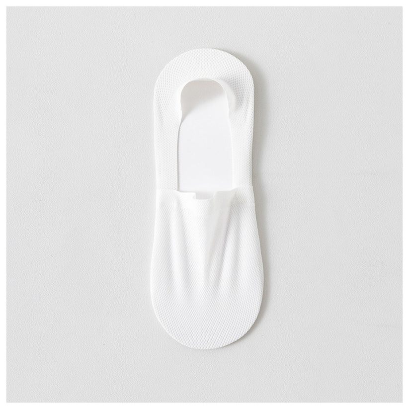 Smiley Sox | 3 Pack Invisible Socks | Breathable, Anti-Skid, Silk Socks