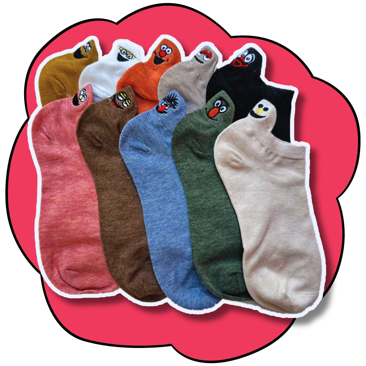 Smiley Sox - 10 Colour Pack Ultimate Bundle